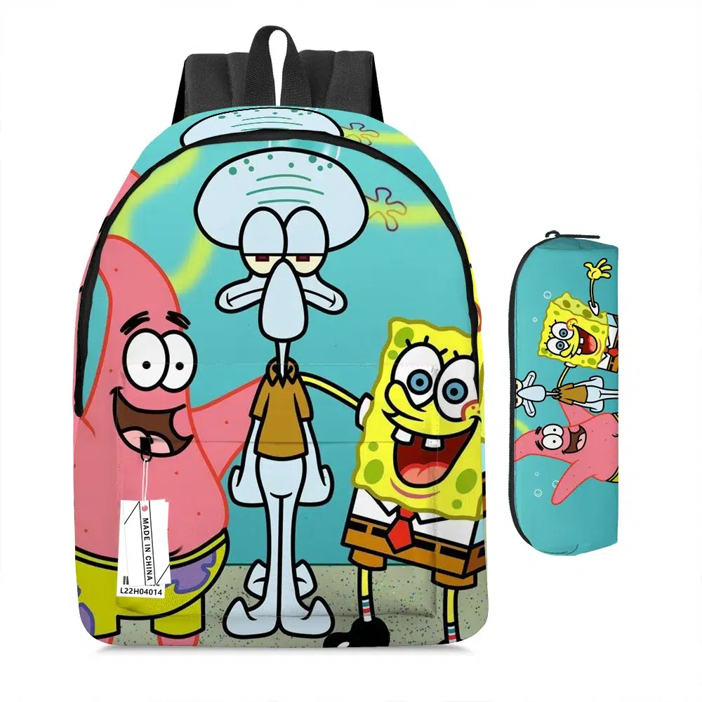 SpongeBob SquarePants Rugzak en Etui Set • Mijn Schooltas