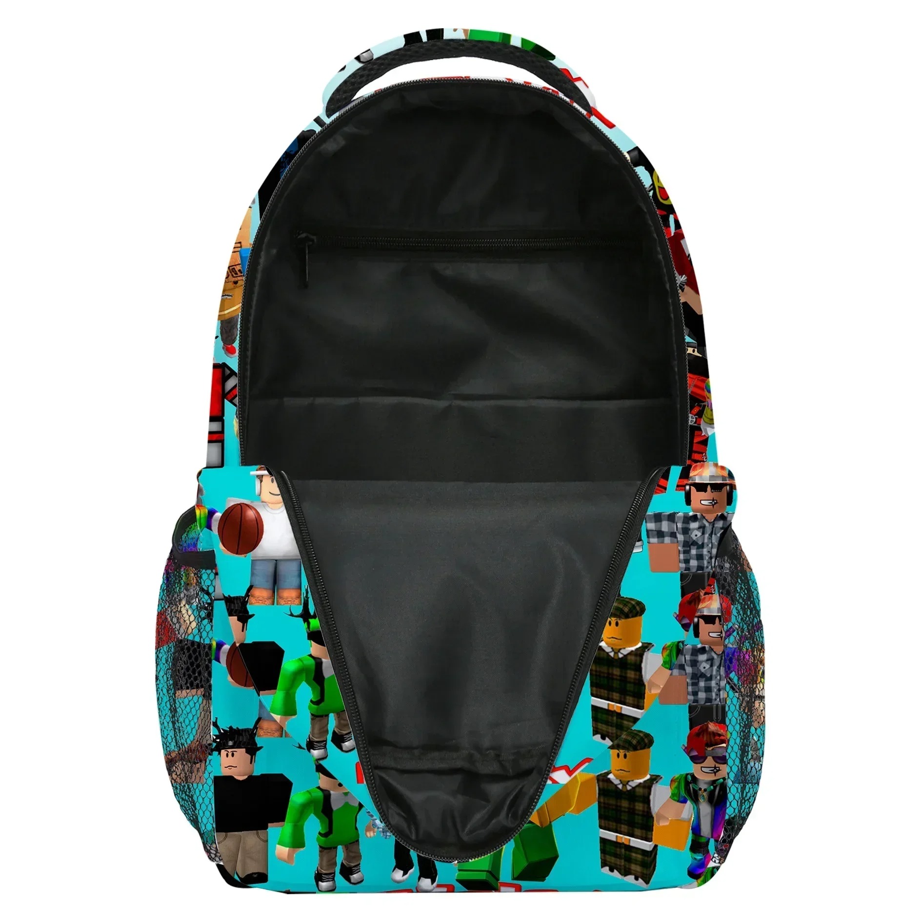 Roblox Rugzak Kinderen Blauw met Personages • Mijn Schooltas